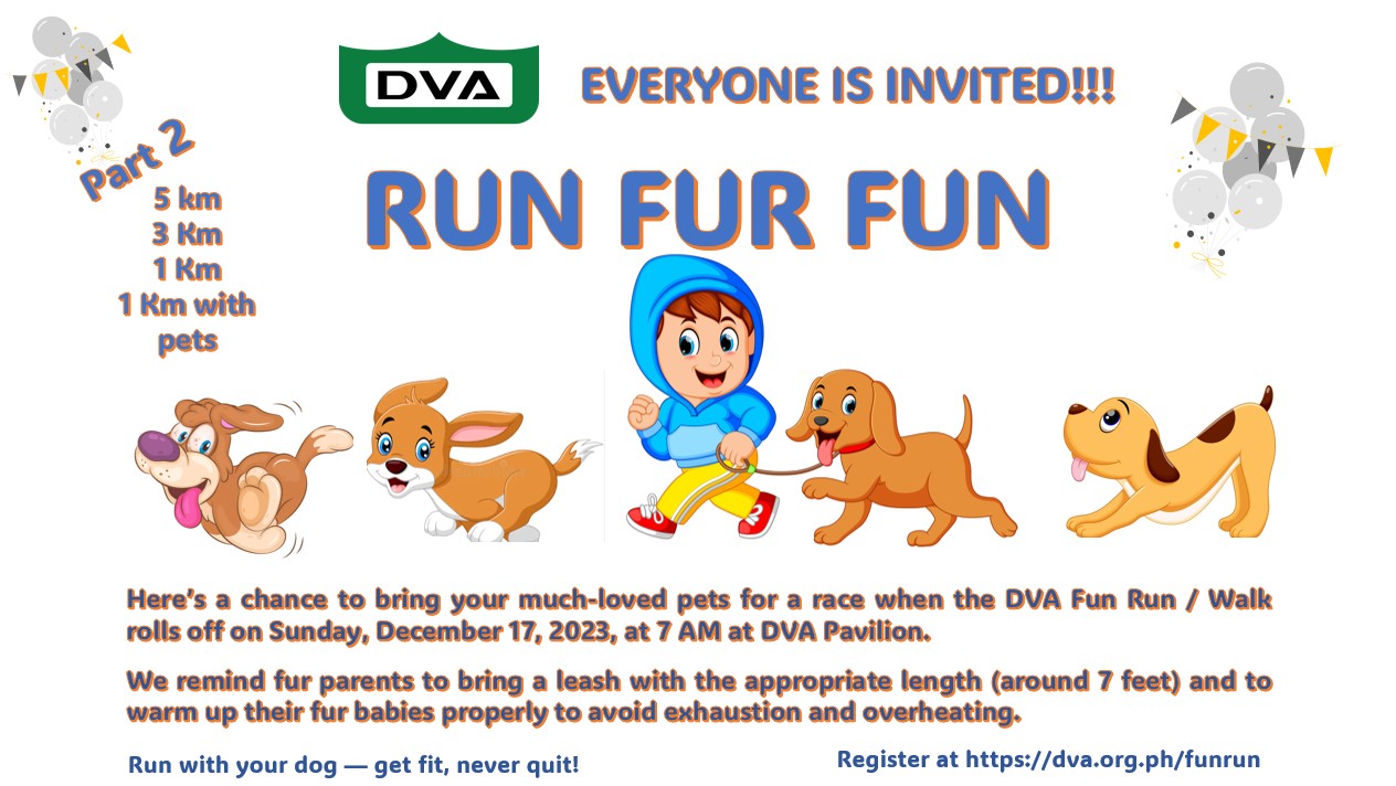 2023-12-17 – Fun Run Update! Run Fur Fun! - Dasmariñas Village