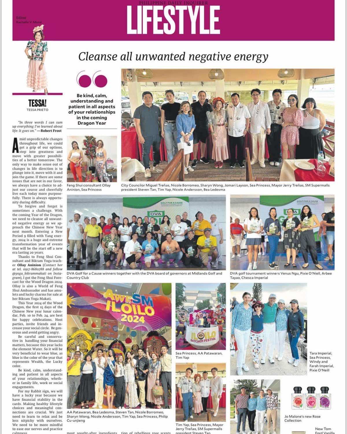 Inquirer’s Ms. Tessa Prieto Mentions DVA Golf for a Cause - Dasmariñas ...