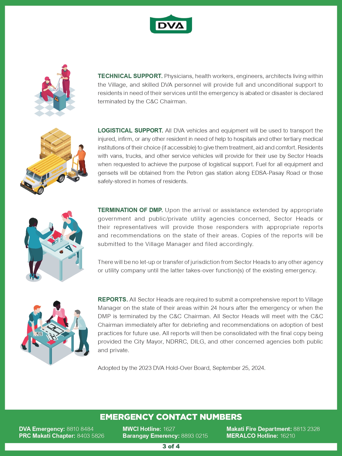 DVA Disaster Management Plan - Dasmariñas Village